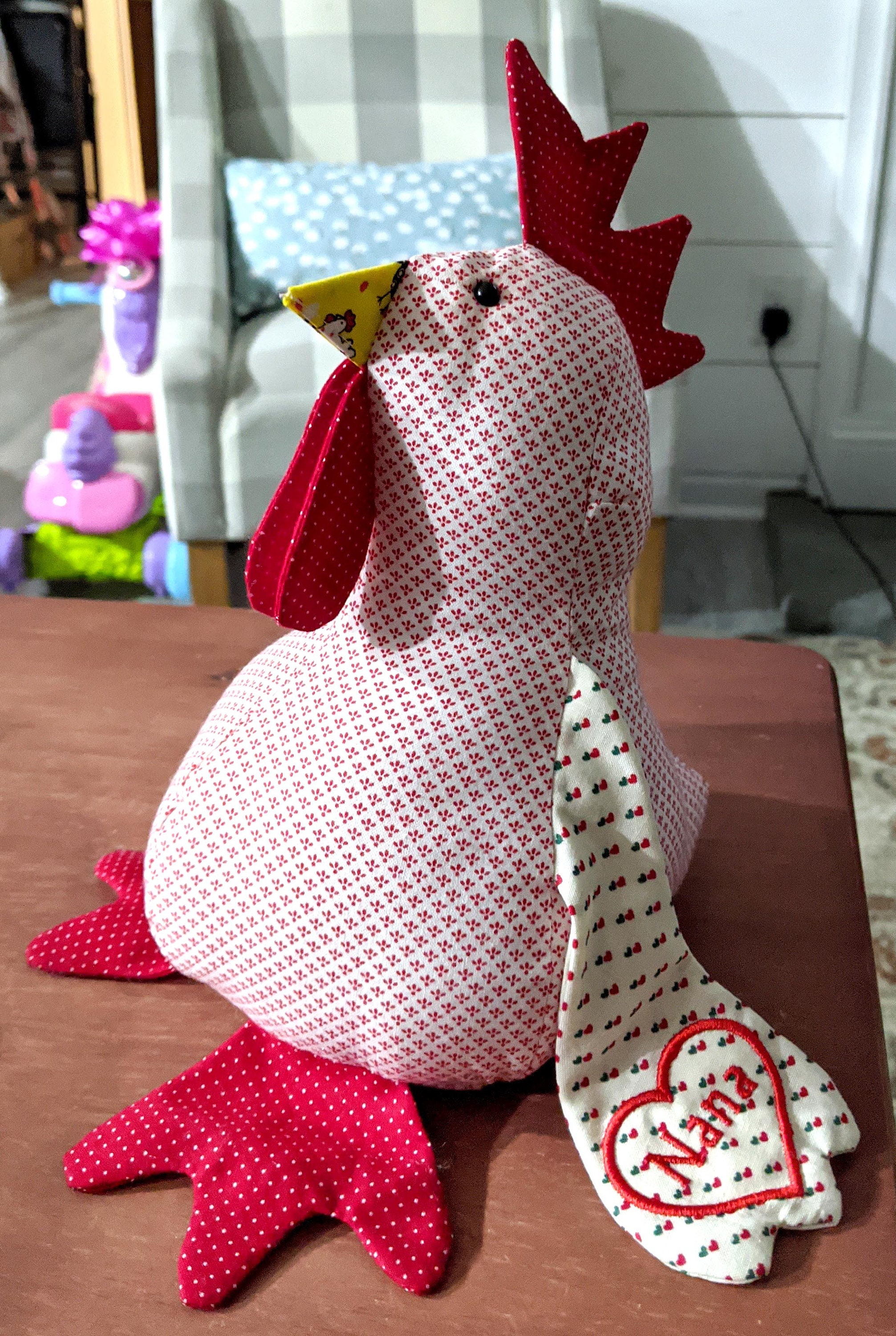 Chicken Toy Sewing Pattern PDF INSTANT DOWNLOAD - Etsy UK