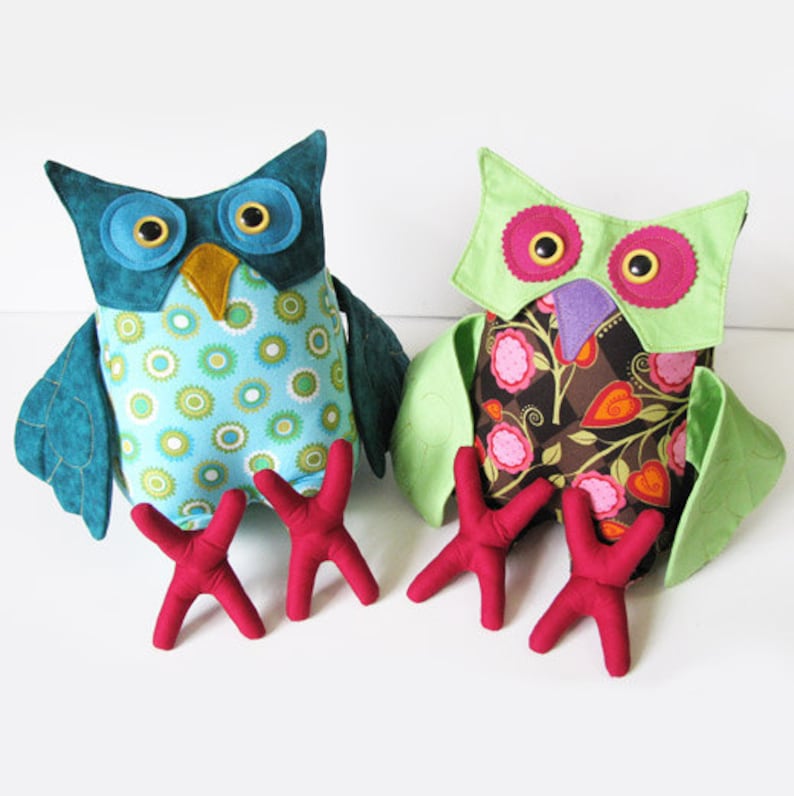 Owl Plush Toy Sewing Pattern PDF INSTANT DOWNLOAD - Etsy