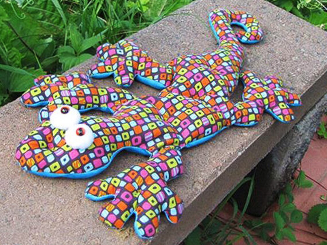 Heat Pack Lizard Plushie PDF pattern INSTANT DOWNLOAD | Etsy
