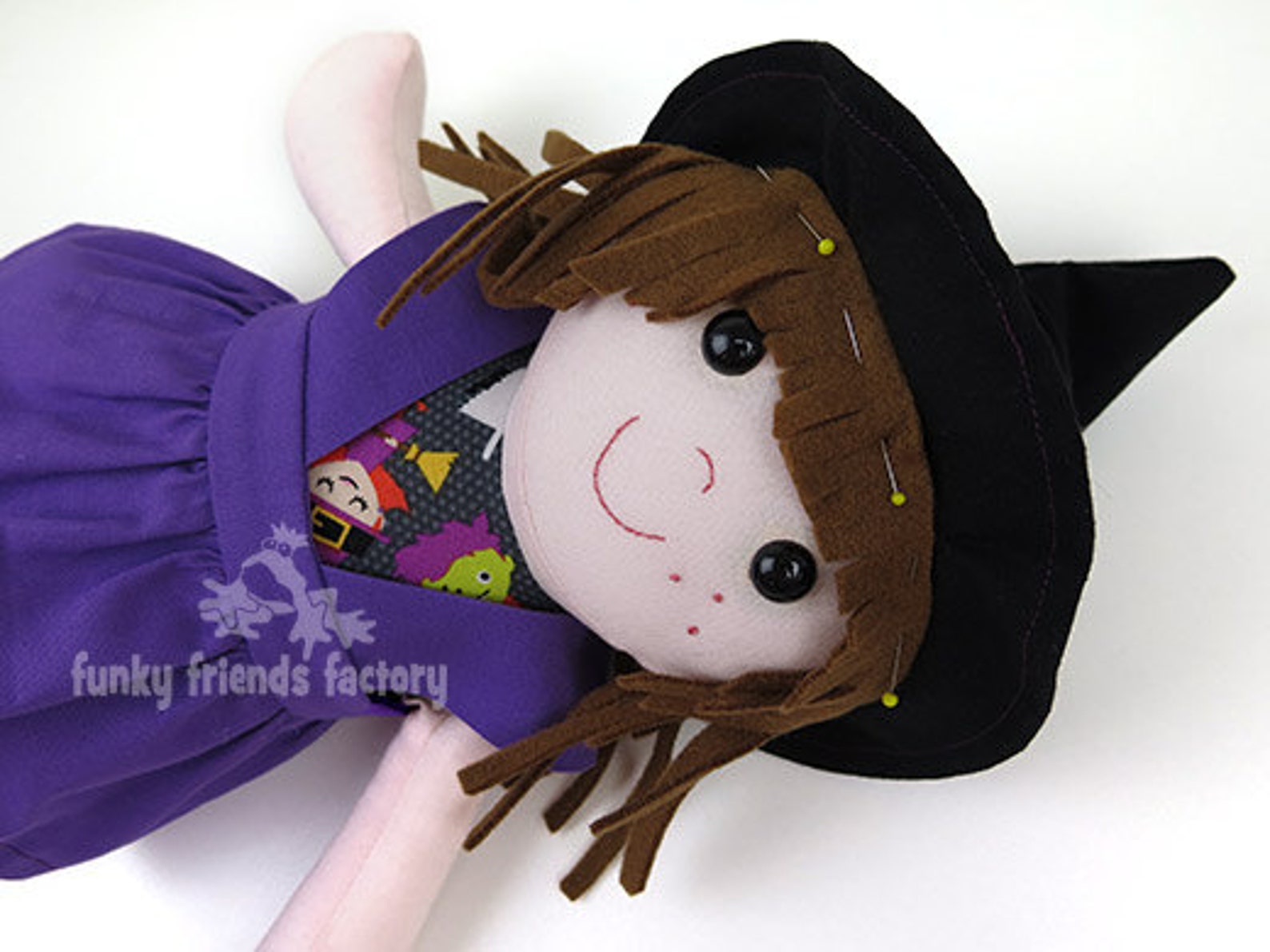 Witch Halloween Doll INSTANT DOWNLOAD Sewing Pattern PDF - Etsy