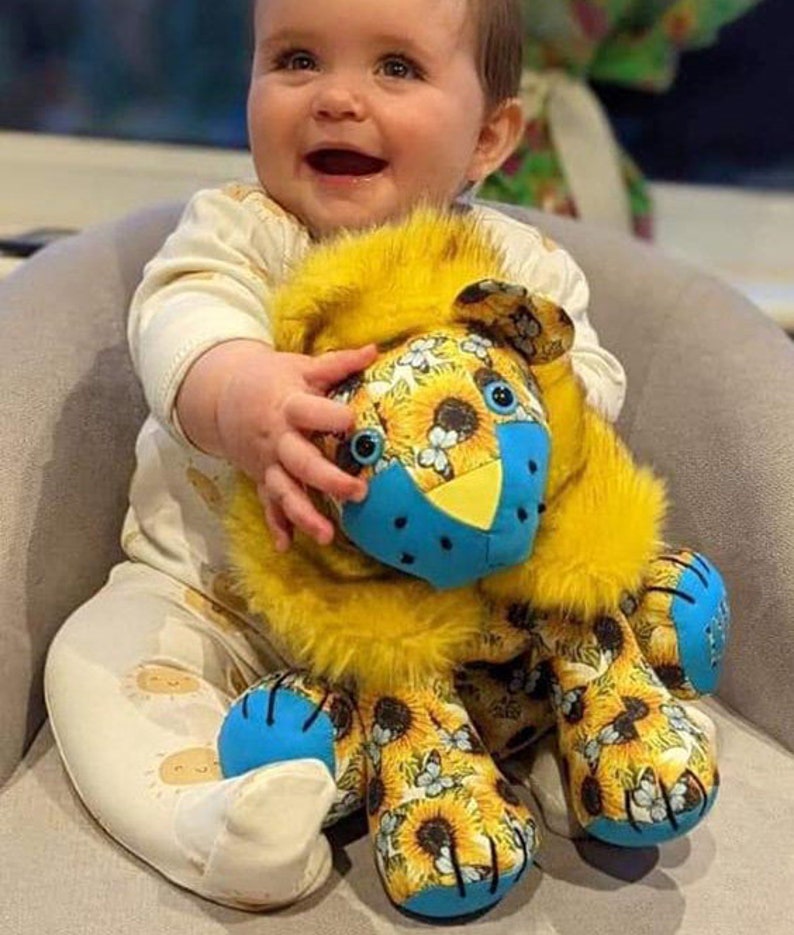 Larry Lion Toy Sewing Pattern PDF Stuffed Lion Pattern - Etsy Australia