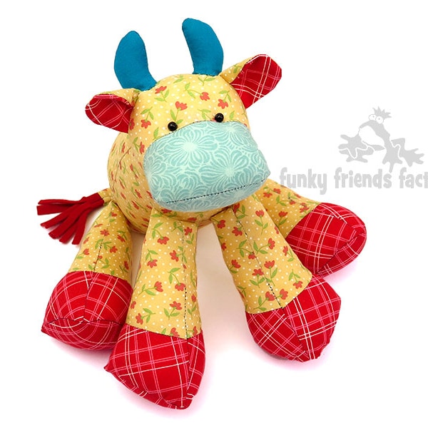 Stuffed Cow Sewing Pattern - Etsy