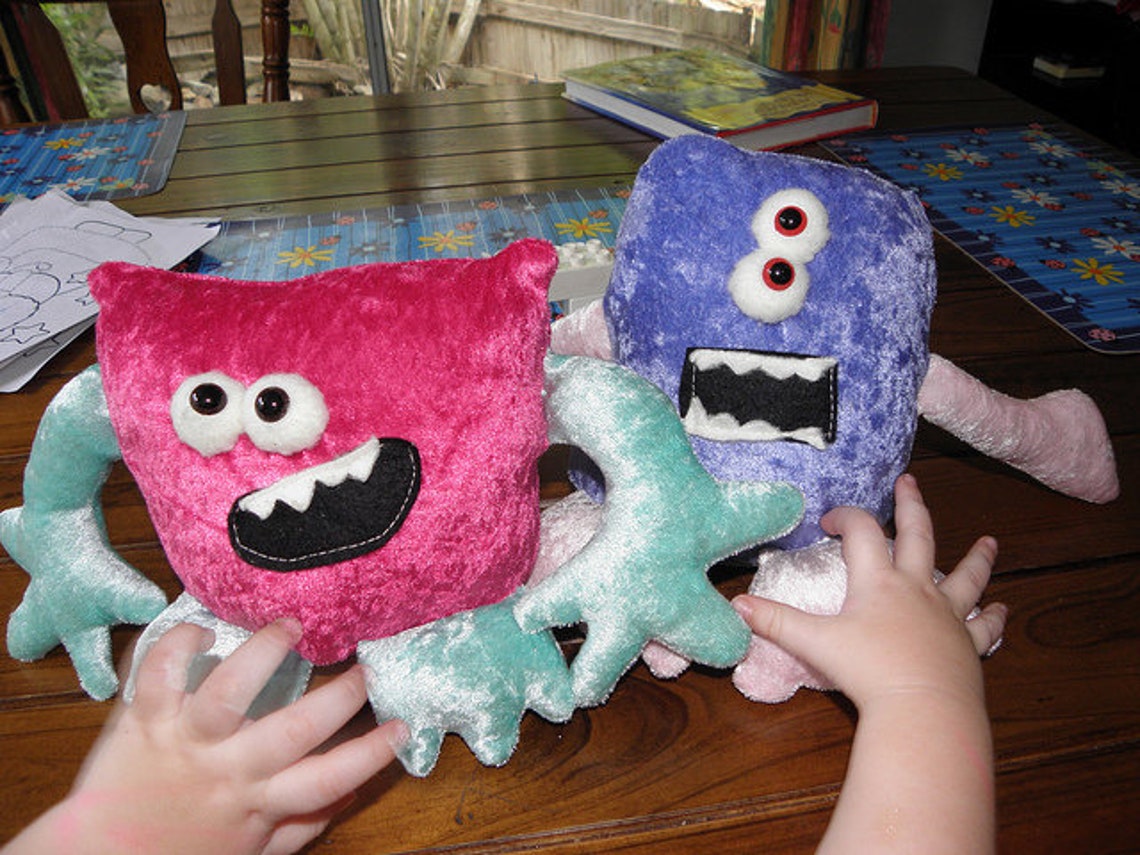 Monsters Mix and Match Plushies Easy Pattern PDF INSTANT - Etsy España