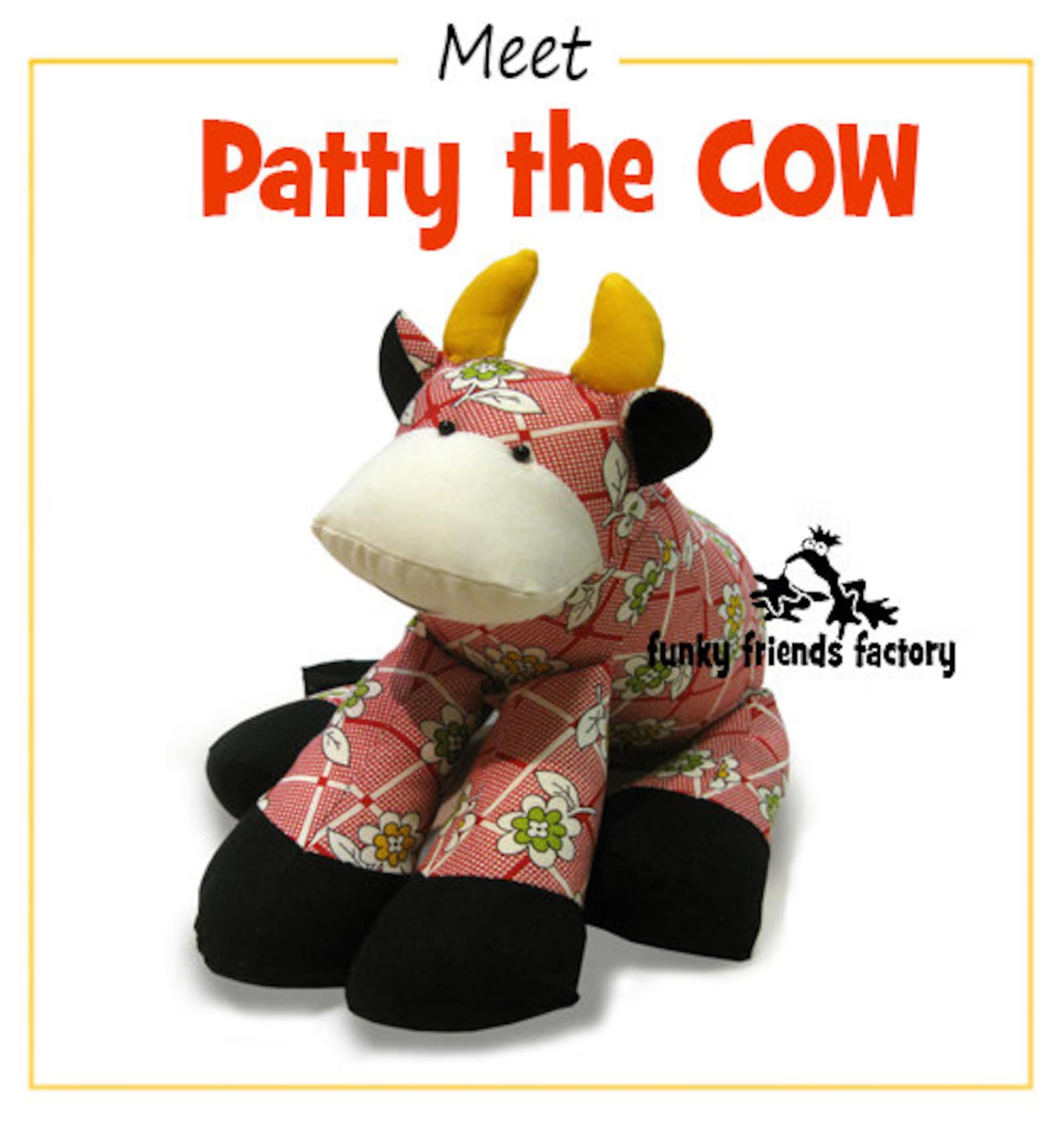 Cow Sewing Pattern PDF INSTANT DOWNLOAD - Etsy Australia