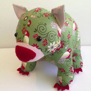 Wodger Wombat Plush Toy PDF Pattern INSTANT DOWNLOAD - Etsy