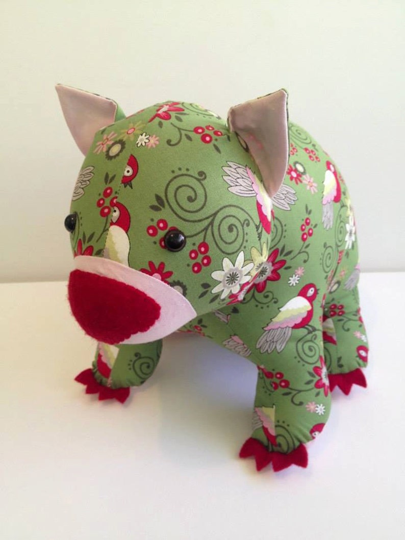 Wodger Wombat Plush Toy PDF Pattern INSTANT DOWNLOAD - Etsy