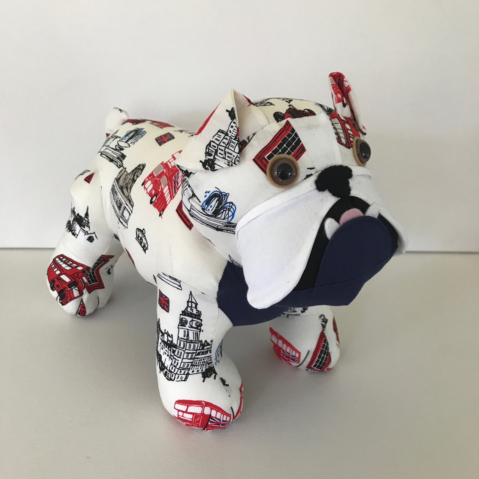 Bulldog british and French Bulldog Toy Sewing Pattern PDF - Etsy