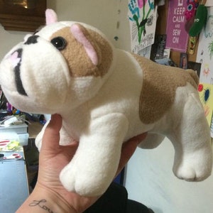 Bulldog (british and French Bulldog) Toy Sewing Pattern PDF - Etsy