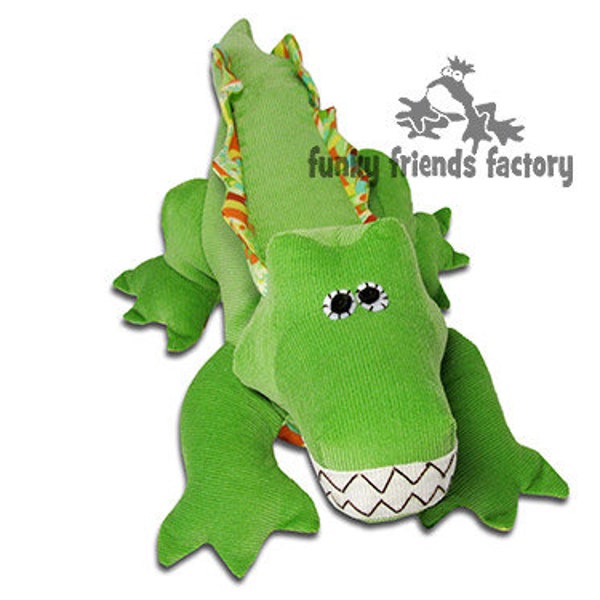 Crocodile Toy - Etsy