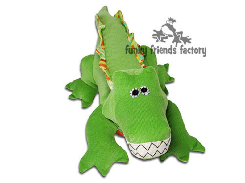Crocodile Toy Sewing Pattern PDF INSTANT DOWNLOAD - Etsy France
