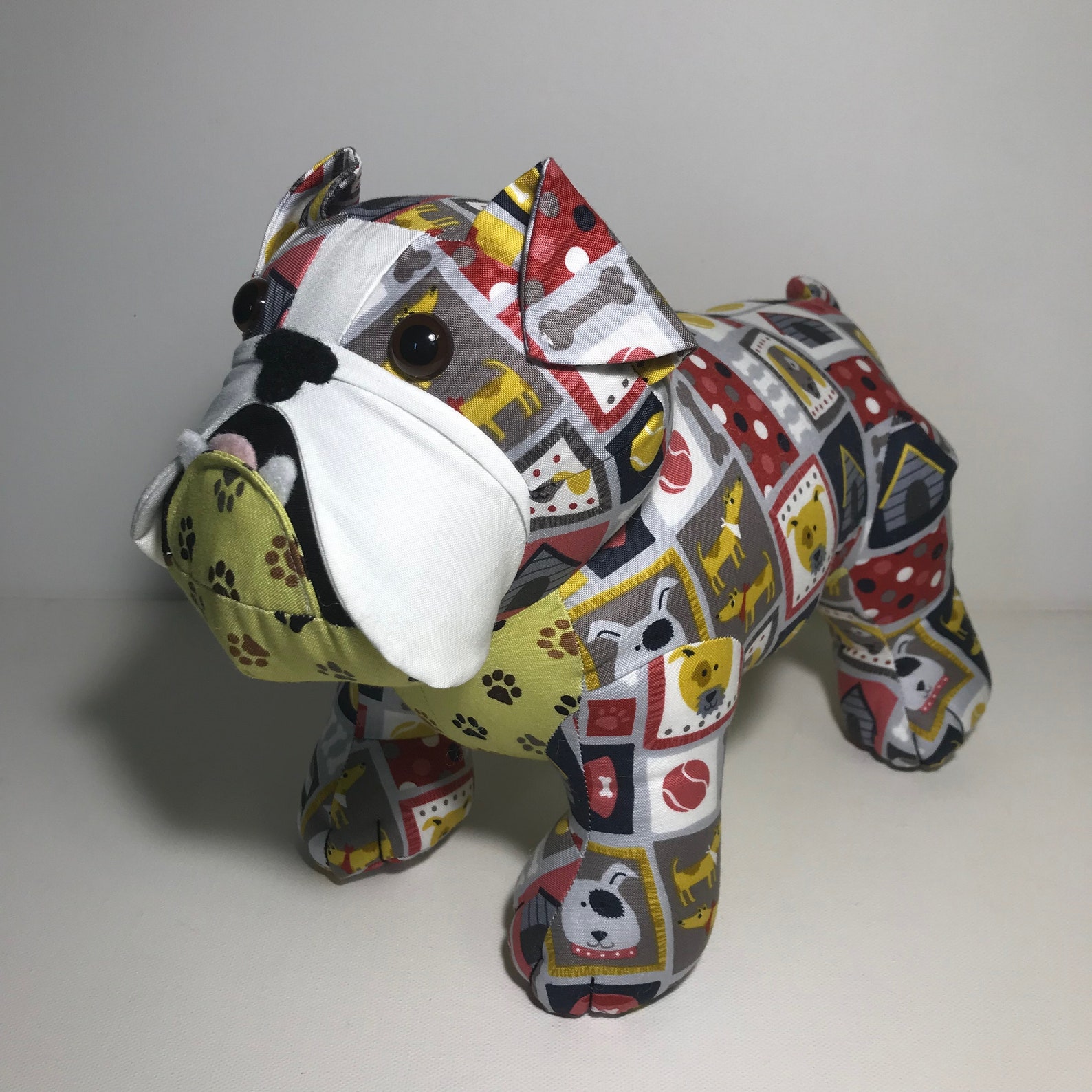 Bulldog British and French Bulldog Toy Sewing Pattern PDF | Etsy