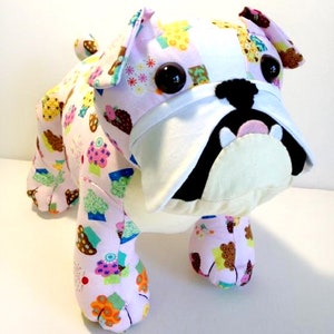 Bulldog (british and French Bulldog) Toy Sewing Pattern PDF - Etsy