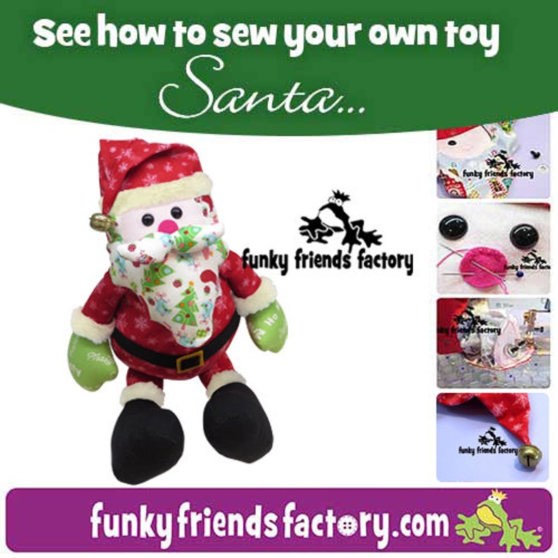 Santa Claus Sewing Pattern PDF INSTANT DOWNLOAD - Etsy