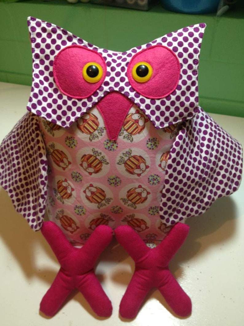 Owl Plush Toy Sewing Pattern PDF INSTANT DOWNLOAD - Etsy