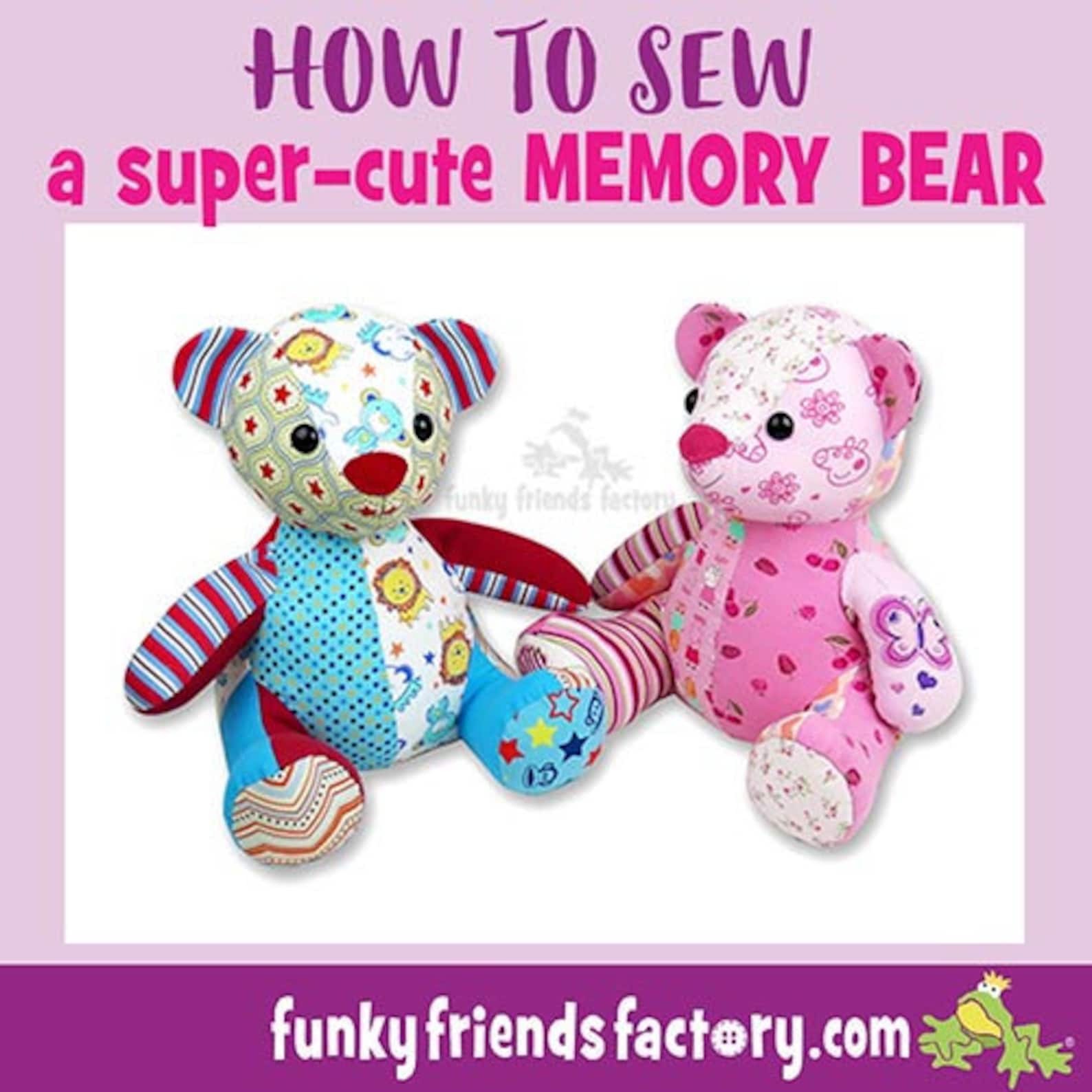 Melody MEMORY BEAR Pattern PDF - Etsy UK
