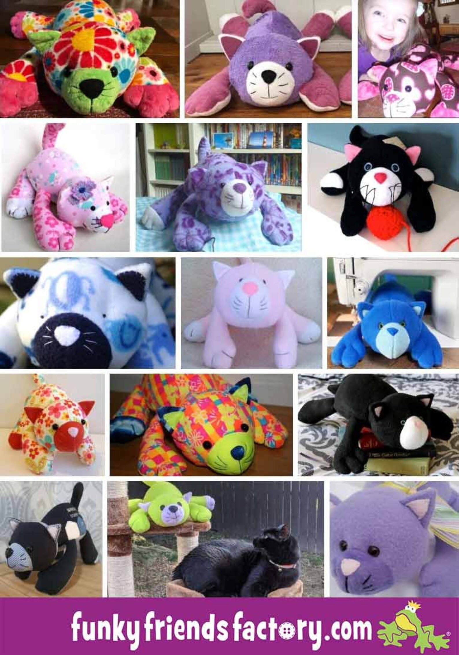 Cat Plush Toy Pattern PDF INSTANT DOWNLOAD - Etsy