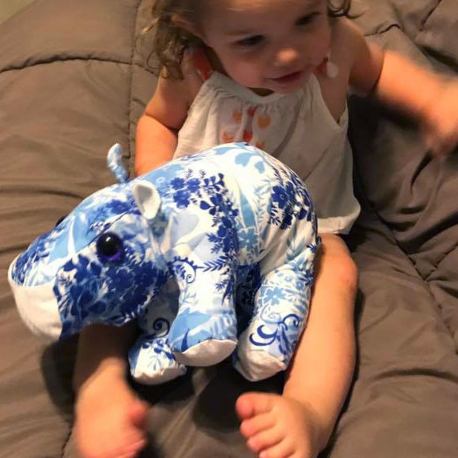 Hippo Heather Stuffed Animal Pattern PDF - Etsy