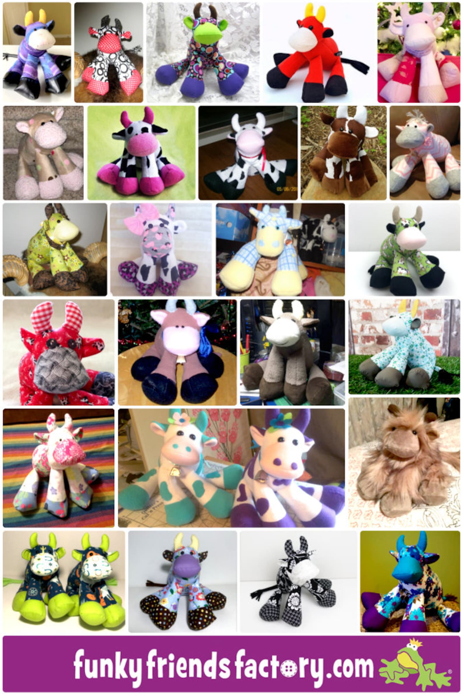 Cow Sewing Pattern PDF INSTANT DOWNLOAD - Etsy Canada