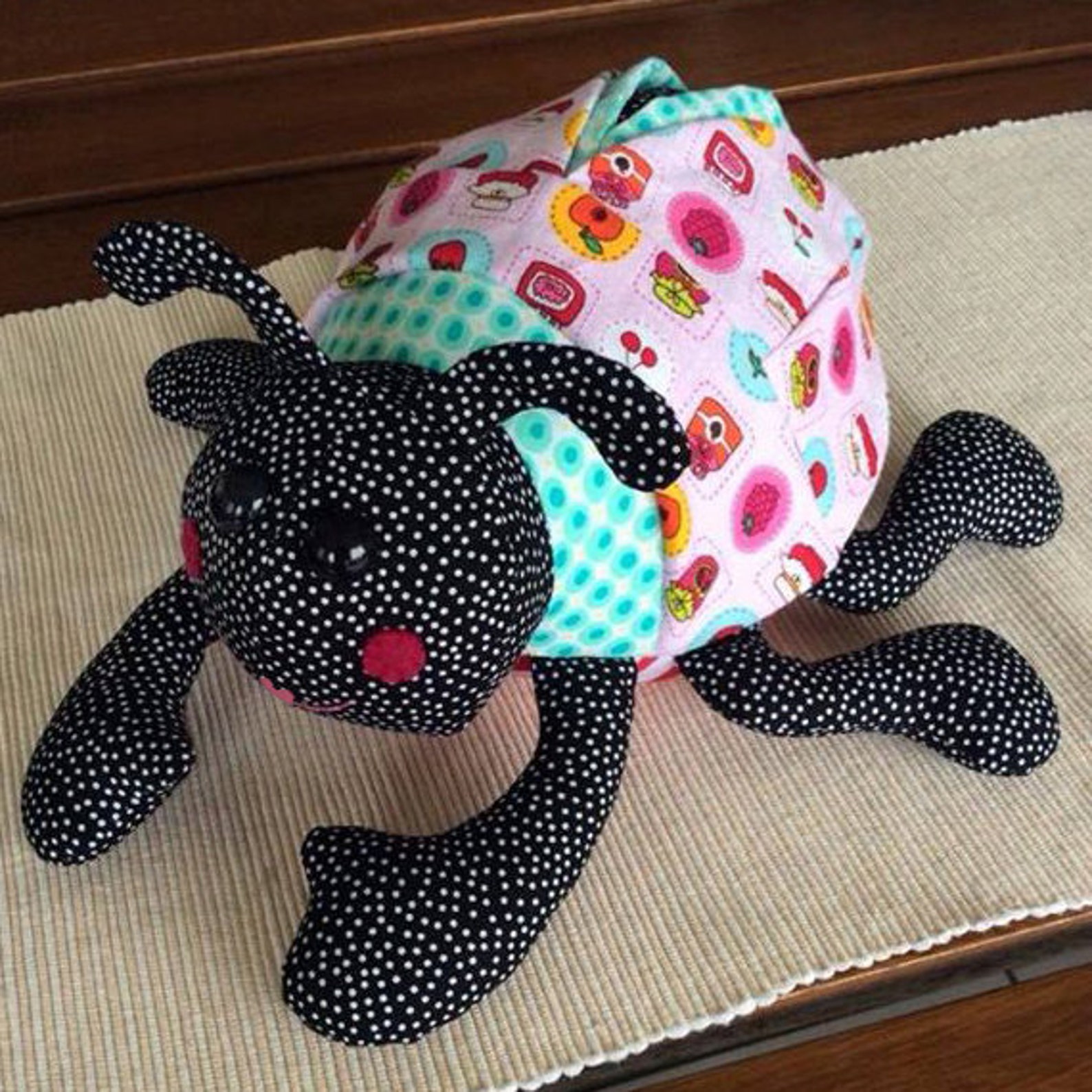 Ladybug Stuffed Toy Sewing Pattern PDF - Lily Ladybug - Etsy