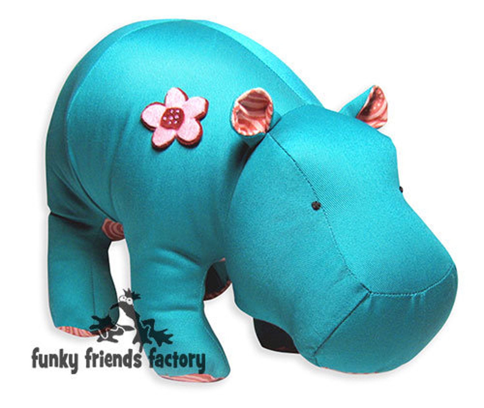 Hippo Heather Stuffed Animal Pattern PDF - Etsy