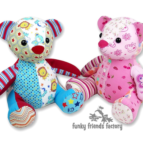 Memory Bear Pattern - Etsy