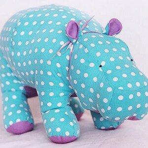 Hippo Heather Stuffed Animal Pattern PDF - Etsy