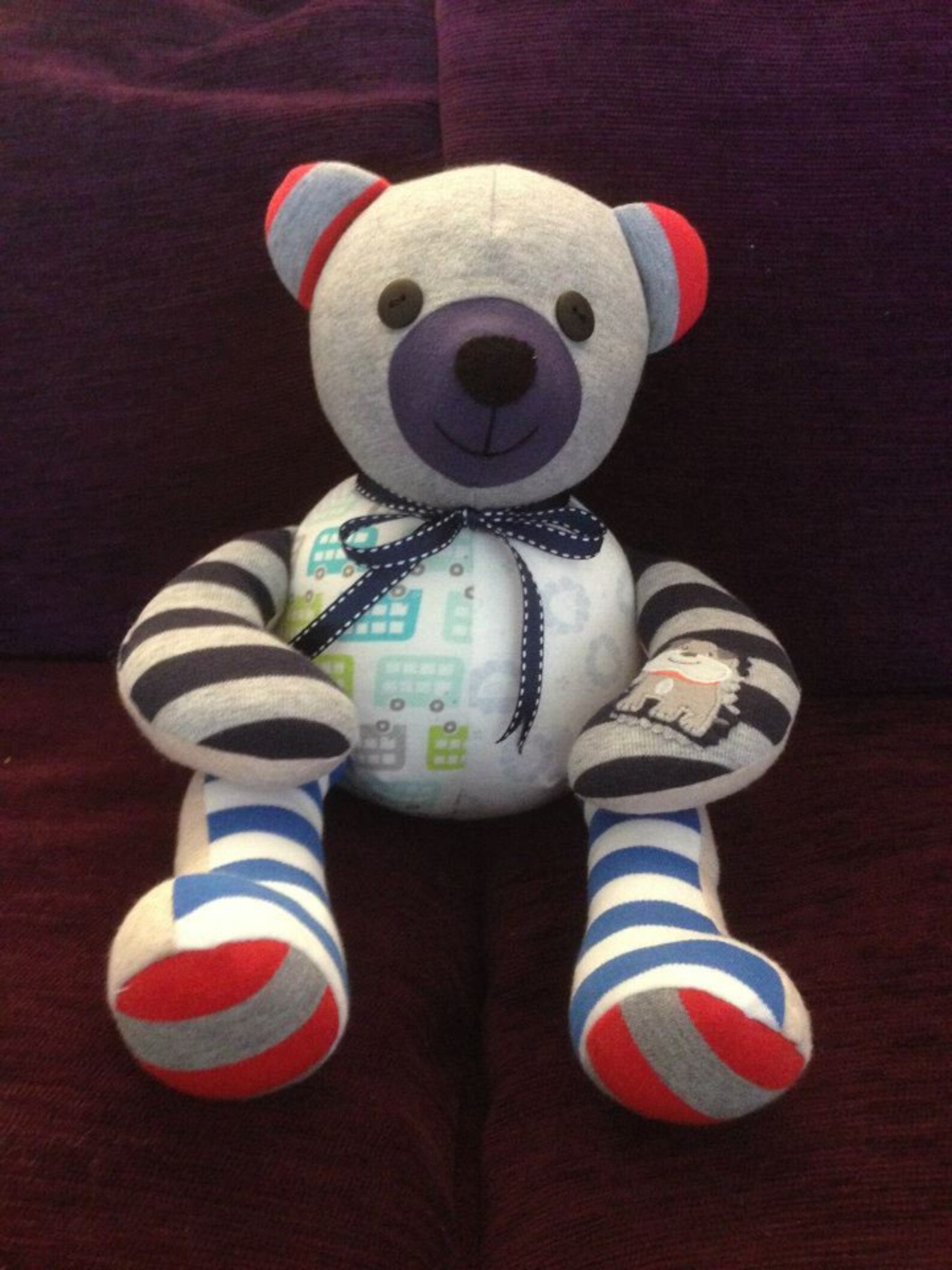 Izzy Insomniac Teddy Bear Pattern, PDF Pattern, Easy Teddy Bear Sewing ...