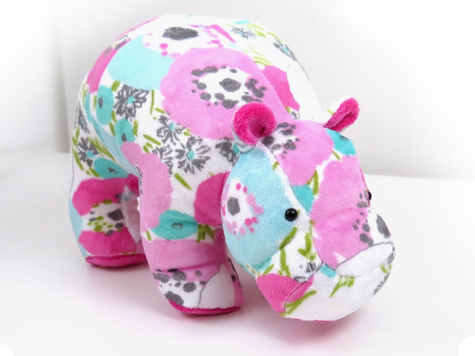 Hippo Heather Stuffed Animal Pattern PDF - Etsy