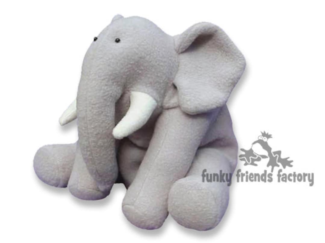 Elephant Plush Toy Sewing Pattern PDF INSTANT DOWNLOAD - Etsy