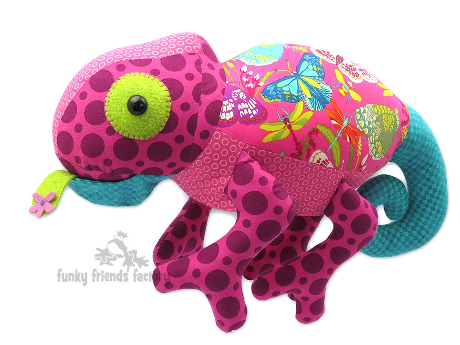 Chameleon Sewing Pattern PDF - Etsy