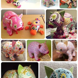 Wodger Wombat Plush Toy PDF Pattern INSTANT DOWNLOAD - Etsy