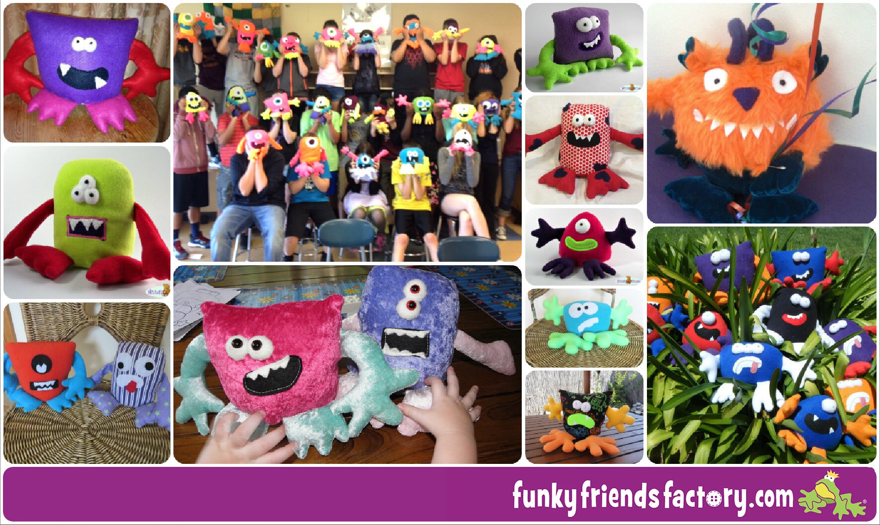 Monsters Mix and Match Plushies Easy Pattern PDF INSTANT - Etsy España