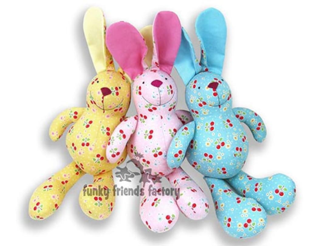 Baby Bunny Plush Toy Rabbit Sewing Pattern PDF - Etsy