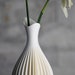 Wave Vase for Flowers, 3D Printed Vase for Fresh or Dried Flowers and ...