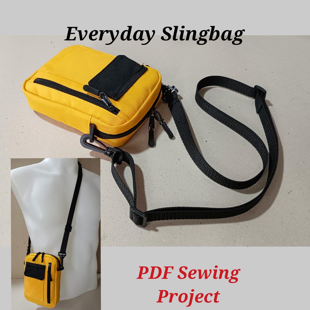 Everyday Sling Bag PDF Sewing Pattern Digital Files Instant Download - Etsy