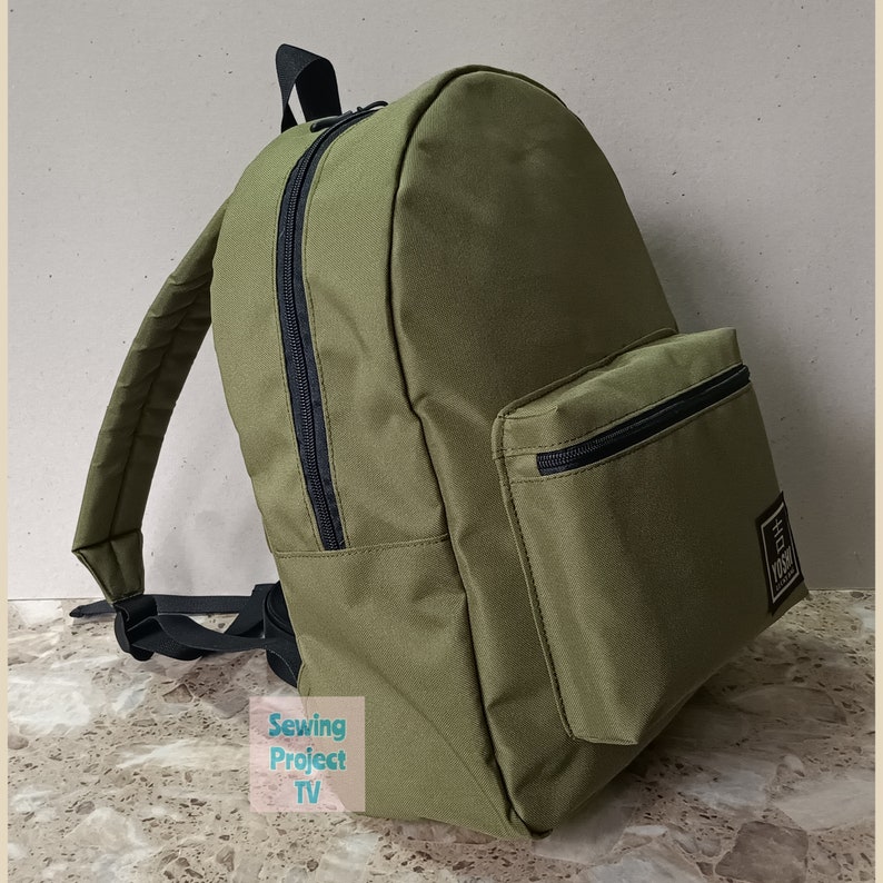 Everyday Backpack Sewing Pattern: DIY Rucksack (PDF Pattern) School Bag ...