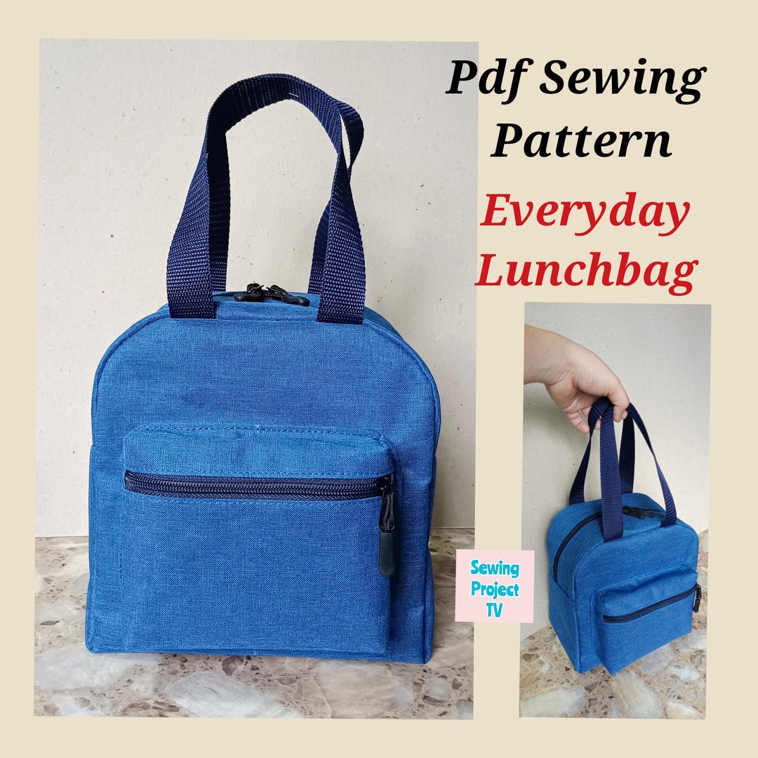Everyday Lunchbag PDF Sewing Pattern Digital File Instant Download ...