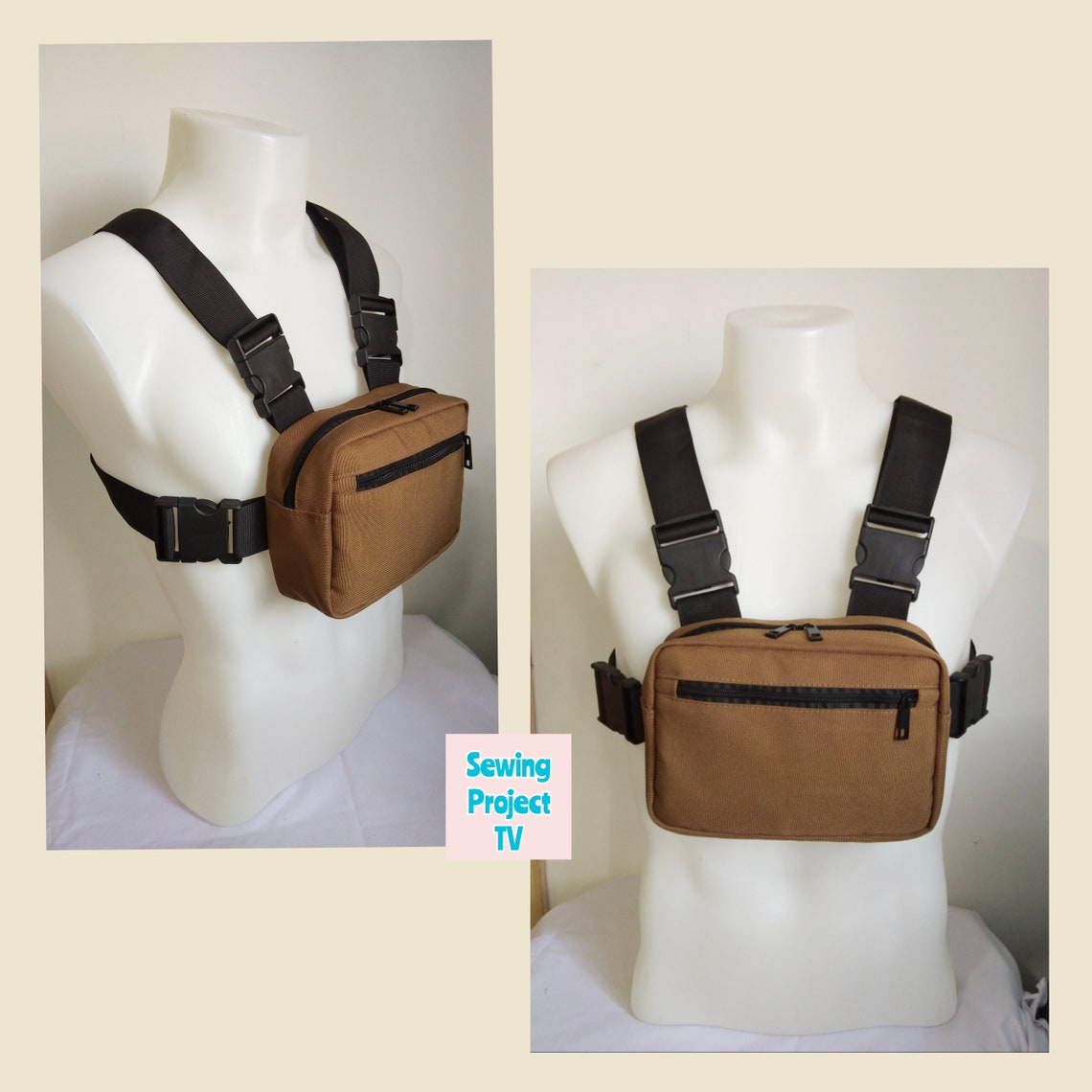 Chestbag PDF Sewing Pattern Chest Rig Bag Digital Files - Etsy