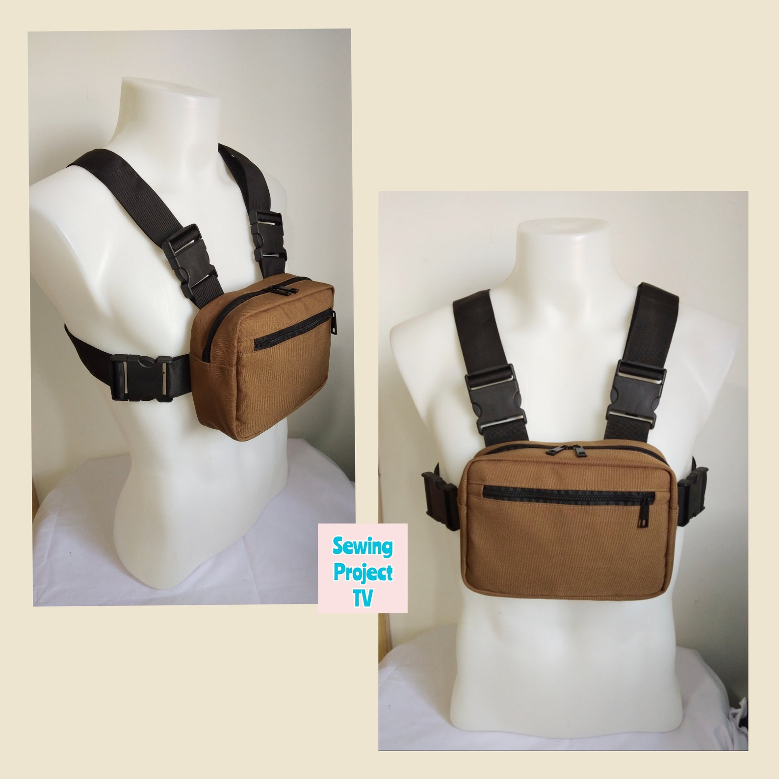 Chestbag PDF Sewing Pattern Chest Rig Bag - Etsy Canada