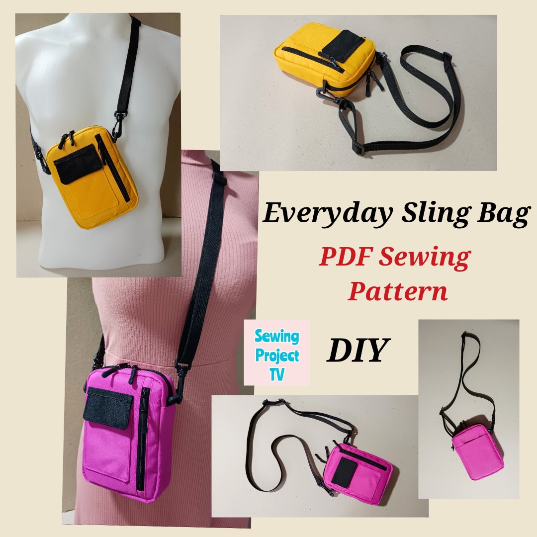 Everyday Sling Bag PDF Sewing Pattern Digital Files Instant Download - Etsy