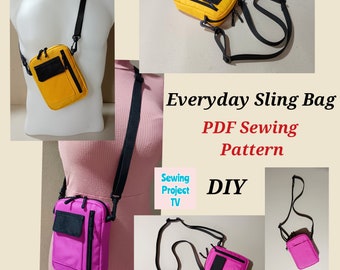 Sling Bag PDF Sewing Pattern Digital Pattern - Etsy
