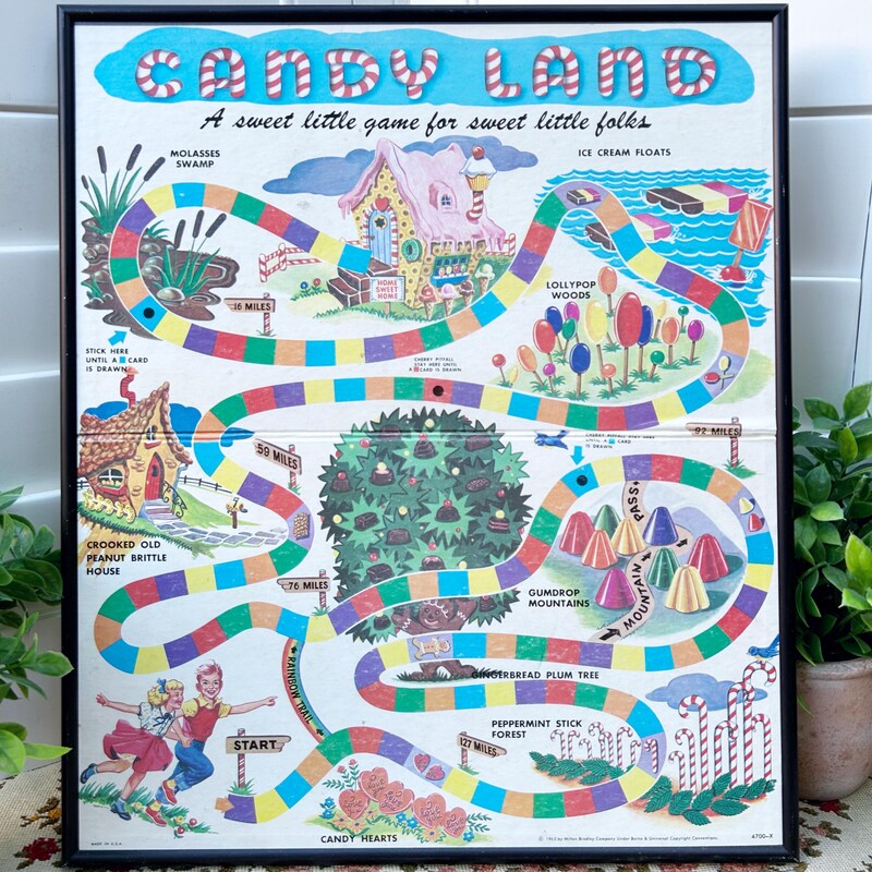 Candy Land Board Game - Etsy