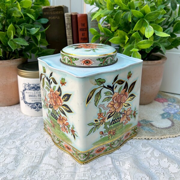 Floral Tea Tins - Etsy