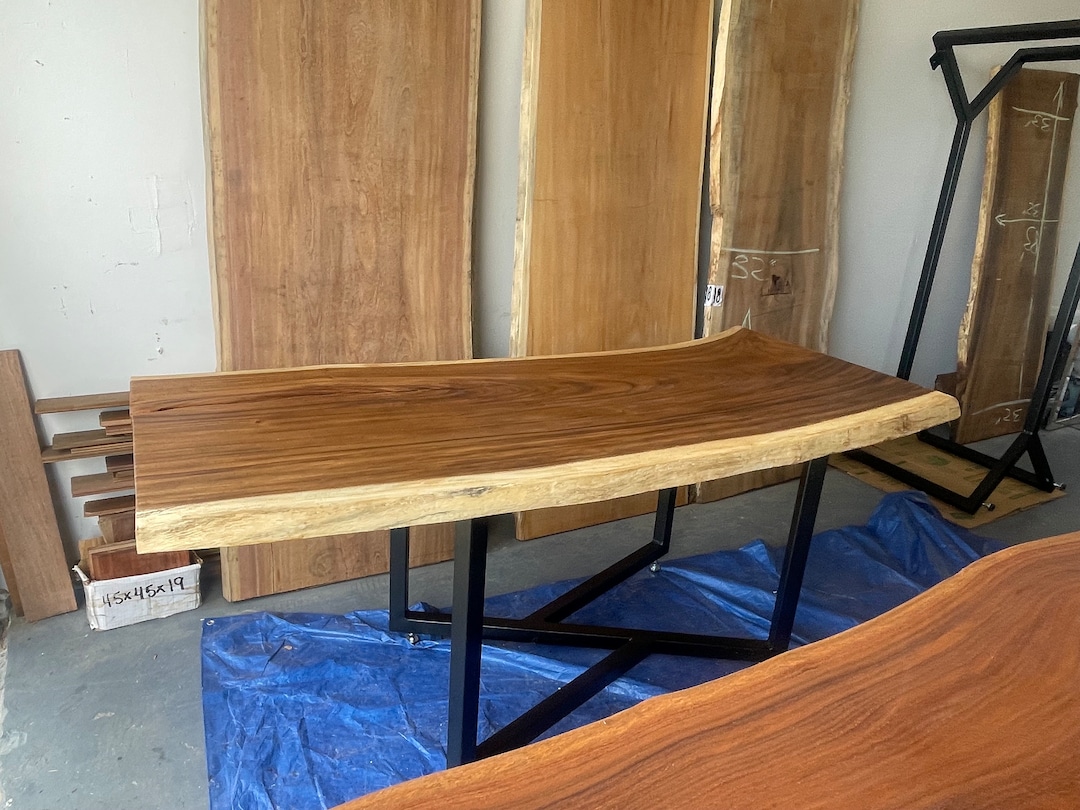 2” X 38 X 7’ Live Edge Table Monkey Pod - Etsy
