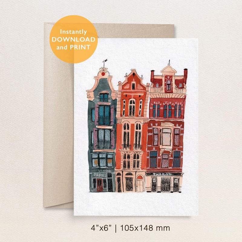 Dutch Postcard - Etsy