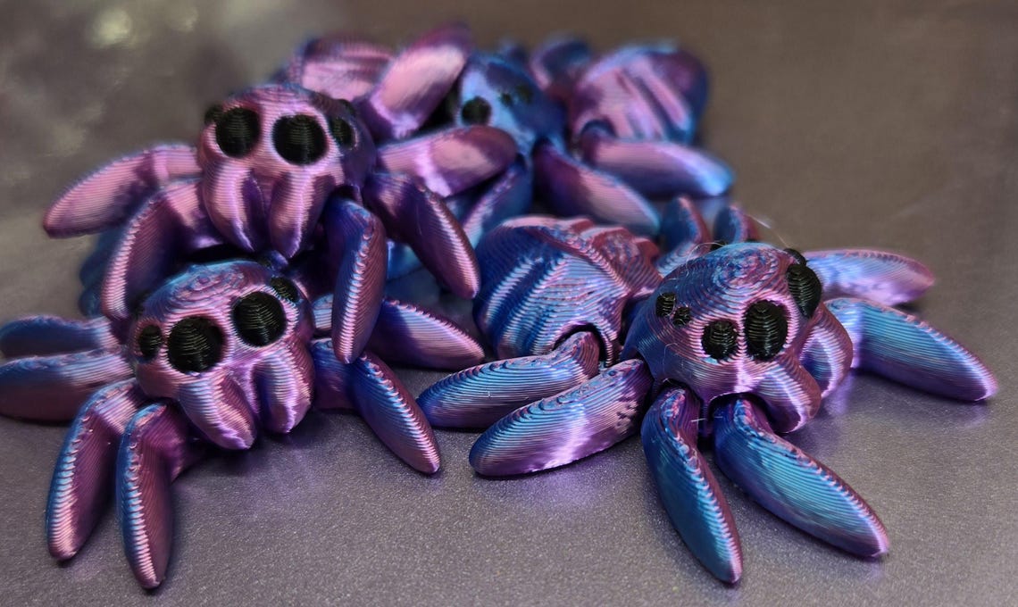 Mini Articulated Jumping Spiders - Etsy