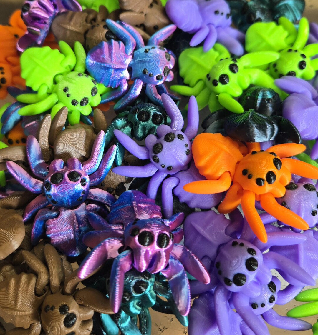 Mini Articulated Jumping Spiders - Etsy