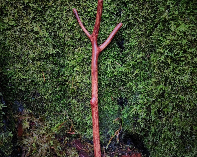 Traditional Chopstick,magic Wand,stick, in Hazel Wood Named Trì Snaidhm ...