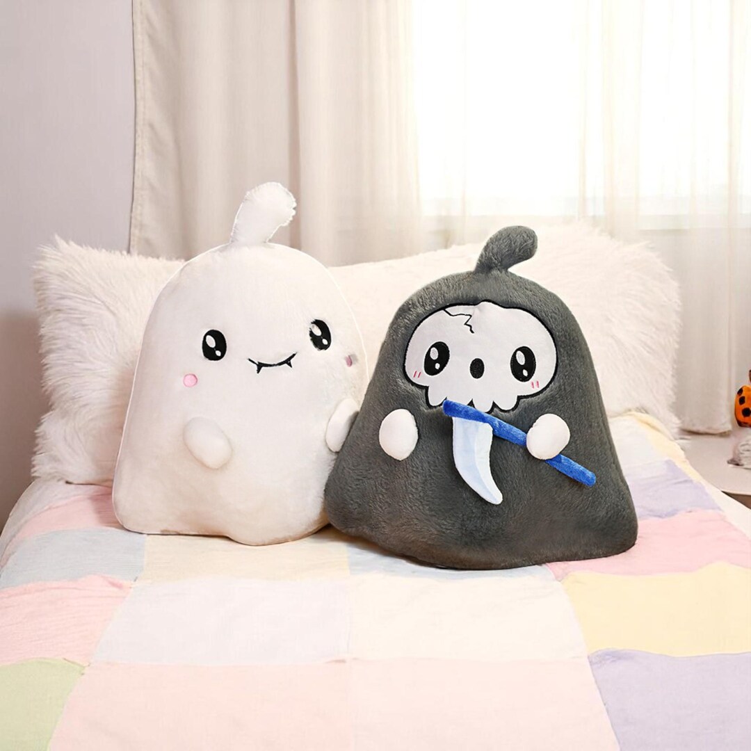 Kawaii Grim Reaper and Ghost Plushes - Etsy