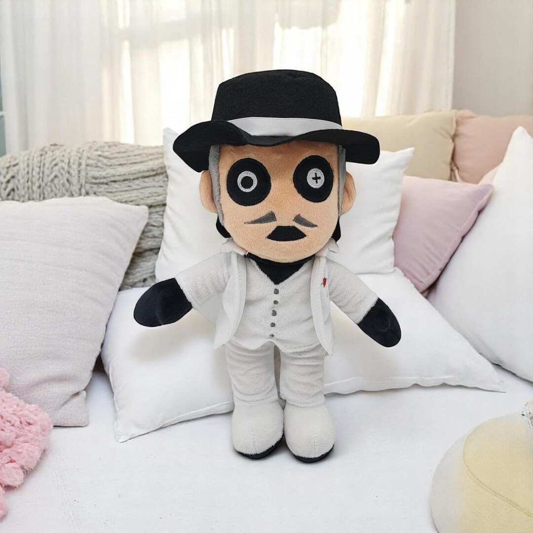 Cardinal Copia Goth Plush – Ghost Band Inspired Figure, Dark Aesthetic ...